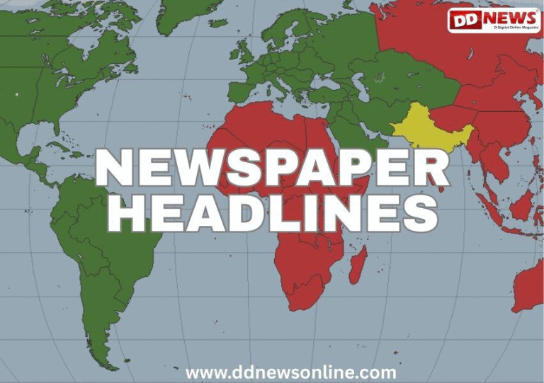 DDNews Newspaper Headlines For Today, Thursday, 19th of March, 2026.